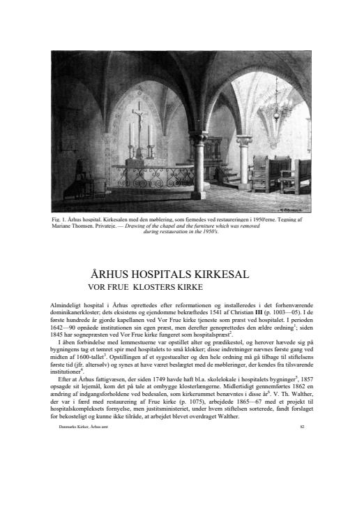 Århus Hospitals kirkesal - Danmarks Kirker