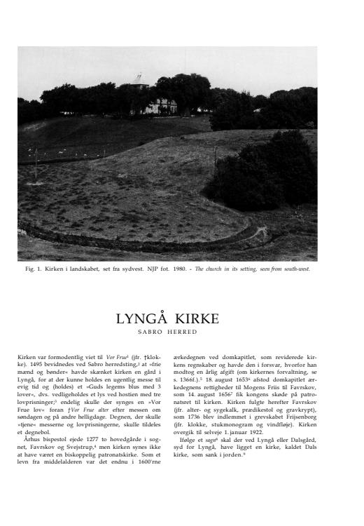 Lyngå Kirke - Danmarks Kirker