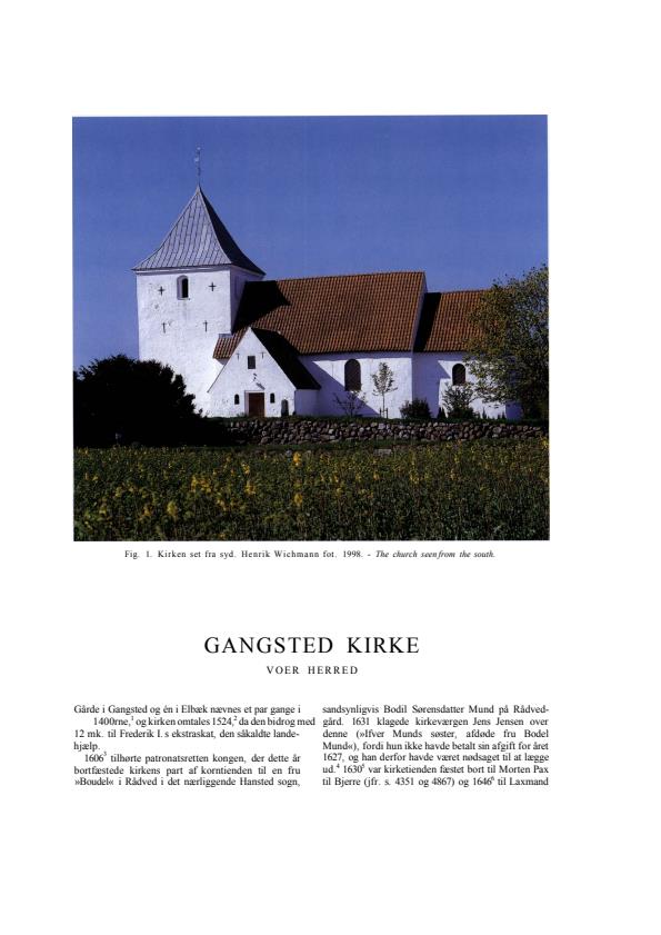 Gangsted Kirke - Danmarks Kirker