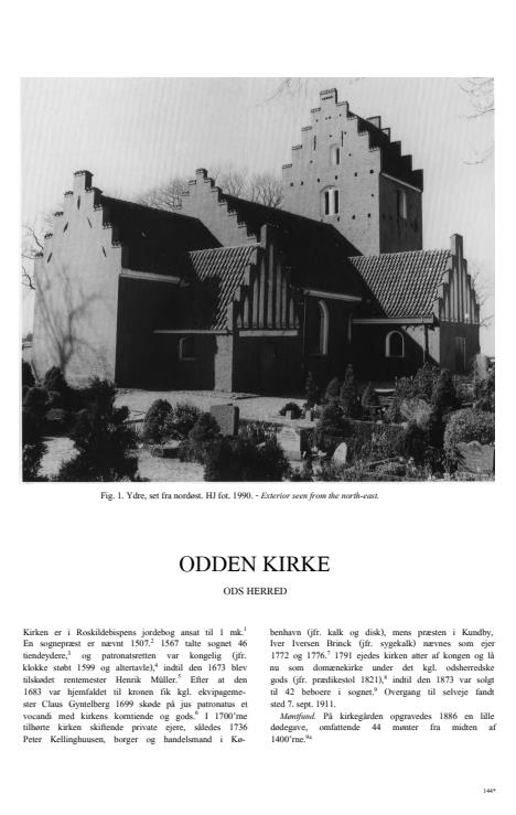 Odden Kirke - Danmarks Kirker