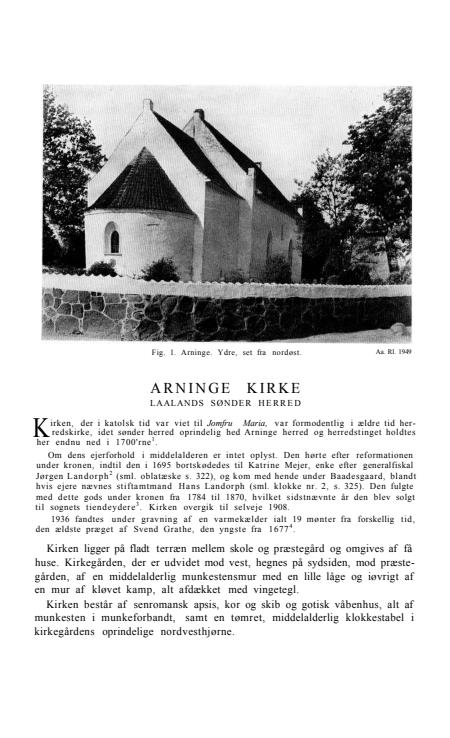 Arninge Kirke - Danmarks Kirker