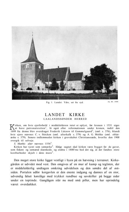 Landet Kirke - Danmarks Kirker