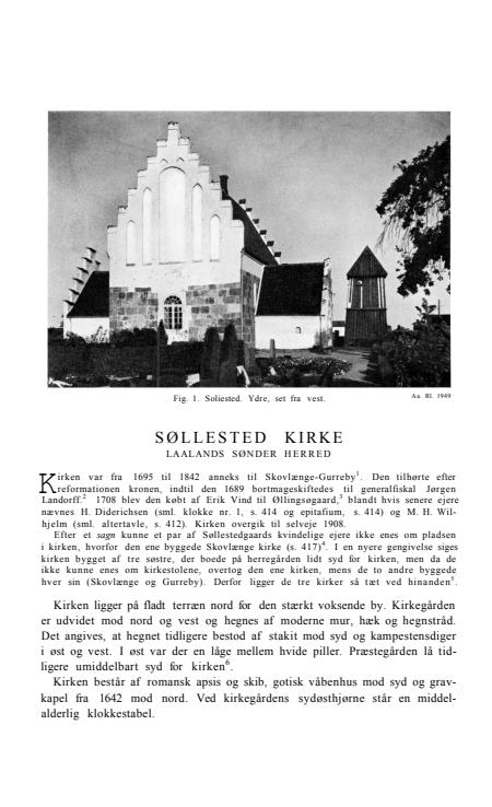 Søllested Kirke - Danmarks Kirker