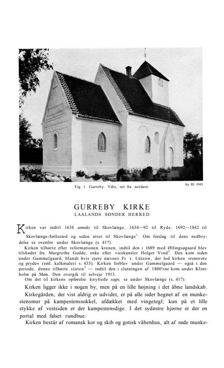 Gurreby Kirke - Danmarks Kirker