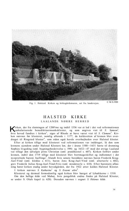 Halsted Kirke - Danmarks Kirker