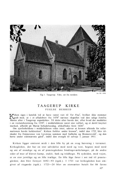 Taagerup Kirke - Danmarks Kirker