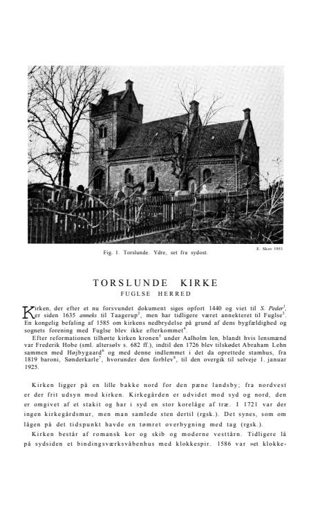 Torslunde Kirke - Danmarks Kirker