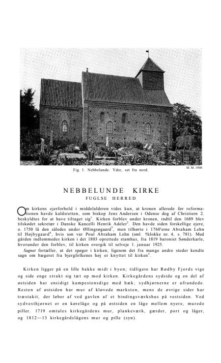 Nebbelunde Kirke - Danmarks Kirker