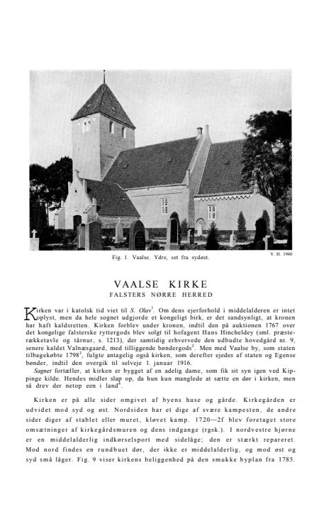 Vålse Kirke - Danmarks Kirker