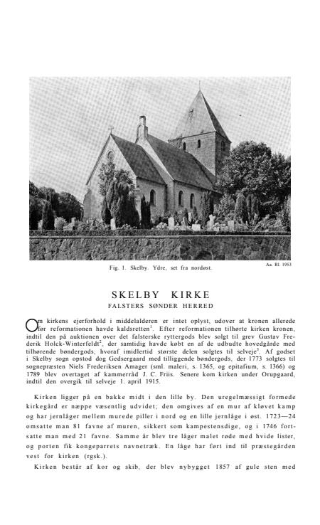 Skelby Kirke - Danmarks Kirker