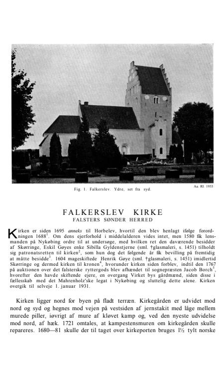 Falkerslev Kirke - Danmarks Kirker