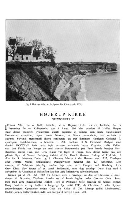 Højerup Kirke - Danmarks Kirker