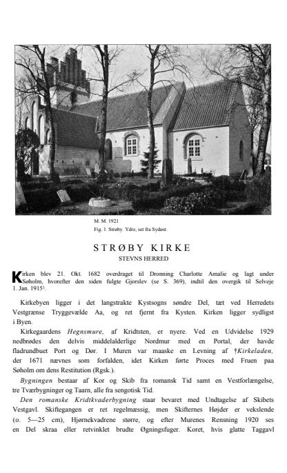 Strøby Kirke - Danmarks Kirker