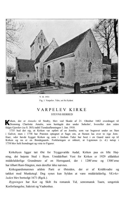 Varpelev Kirke - Danmarks Kirker
