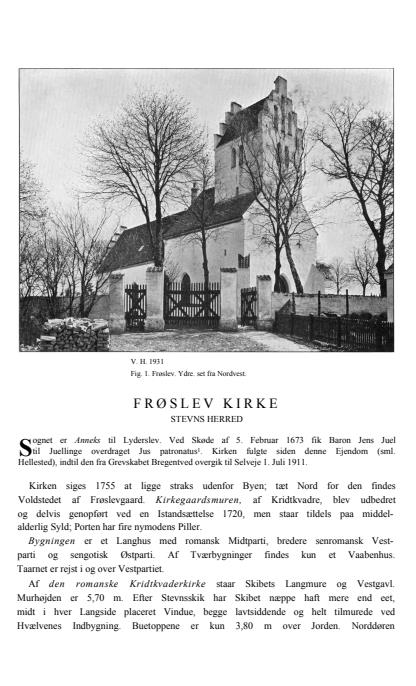 Frøslev Kirke - Danmarks Kirker