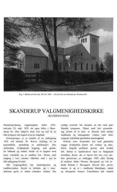 Skanderup Valgmenighedskirke - Danmarks Kirker