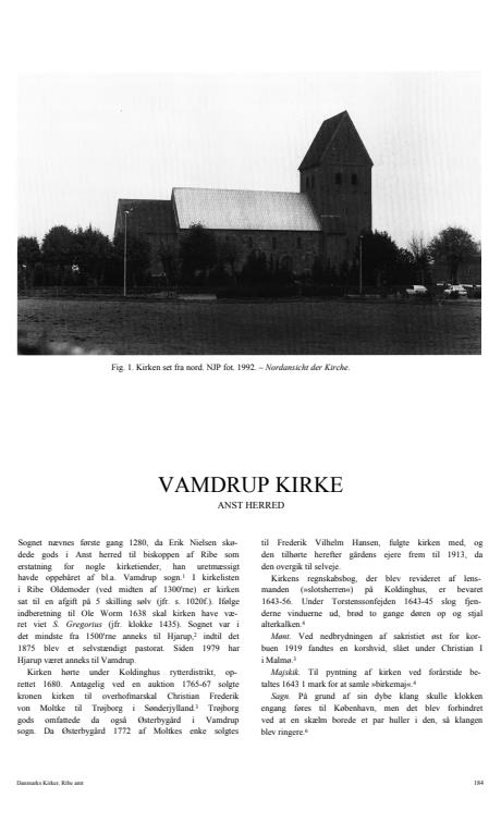 Vamdrup Kirke - Danmarks Kirker