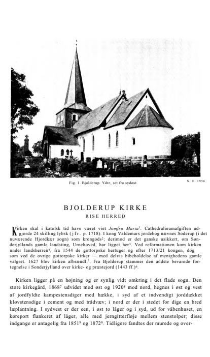Bjolderup Kirke - Danmarks Kirker