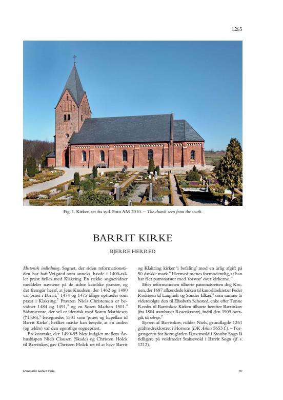 Barrit Kirke - Danmarks Kirker