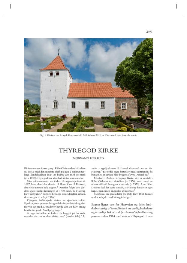 Thyregod Kirke - Danmarks Kirker